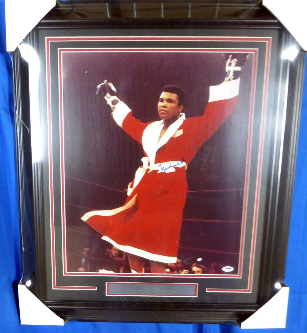 Muhammad Ali Memorabilia Authentic Autographed Hand Signed