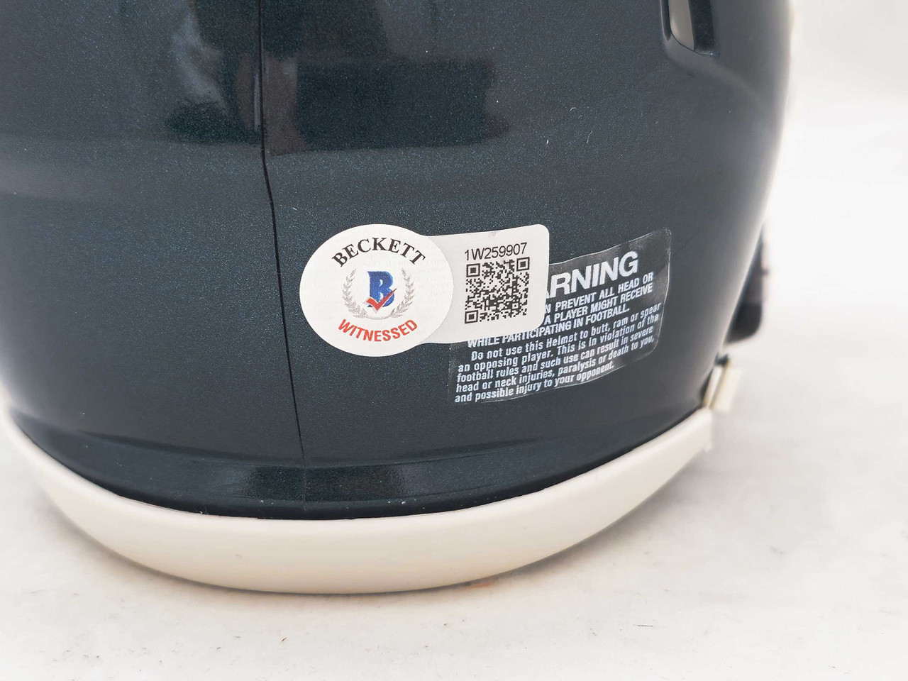 LeSean McCoy Autographed Philadelphia Eagles Green Speed Mini Helmet ...