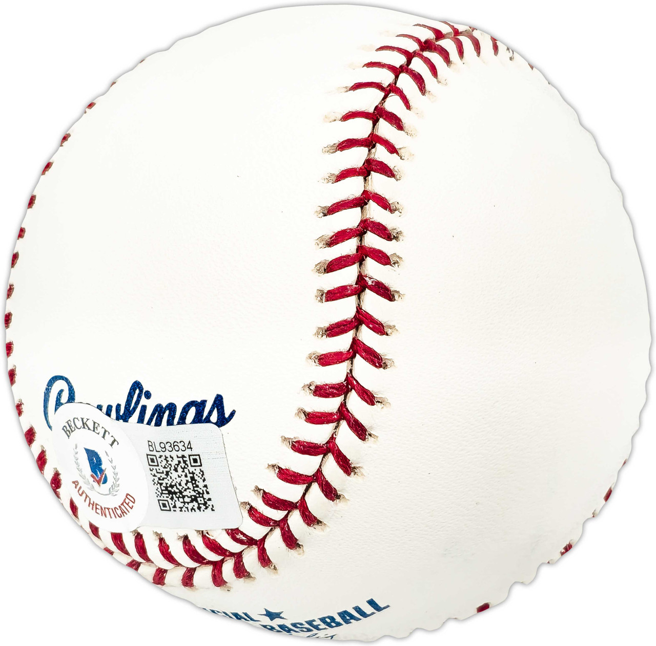 Bob Botz Autographed Official MLB Baseball California Angels "1962 ...