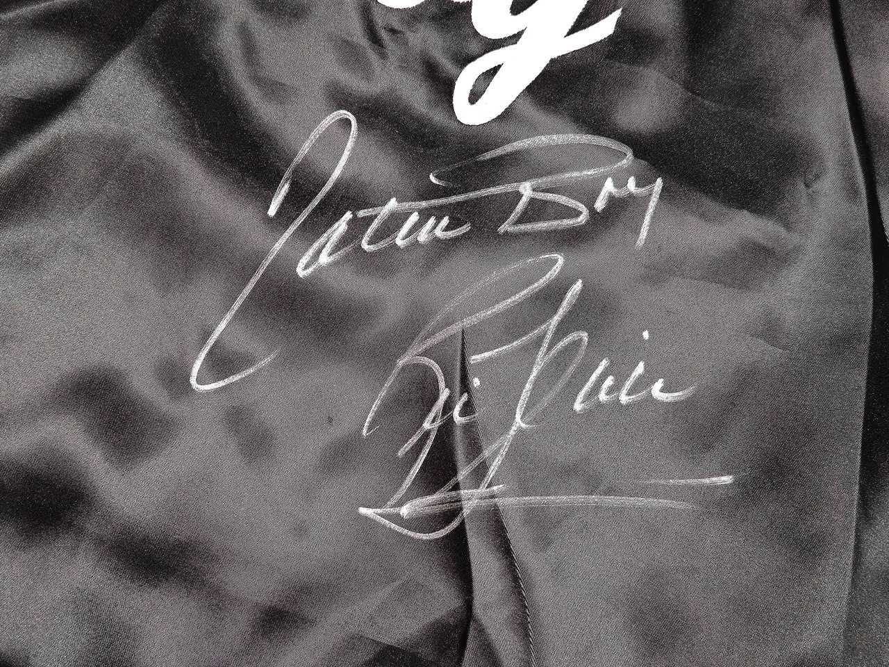 Ric Flair Autographed Black Wrestling Robe "Nature Boy" PSA/DNA