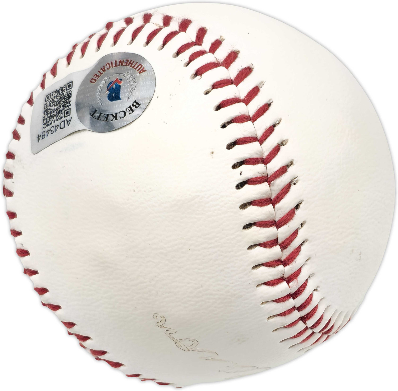 Hank Aaron Autographed Official CantonÂ–Akron Indians Logo Baseball ...