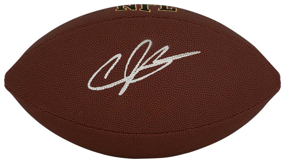 Andre Johnson Signed Wilson Super Grip Full Size NFL Football Schwartz ...