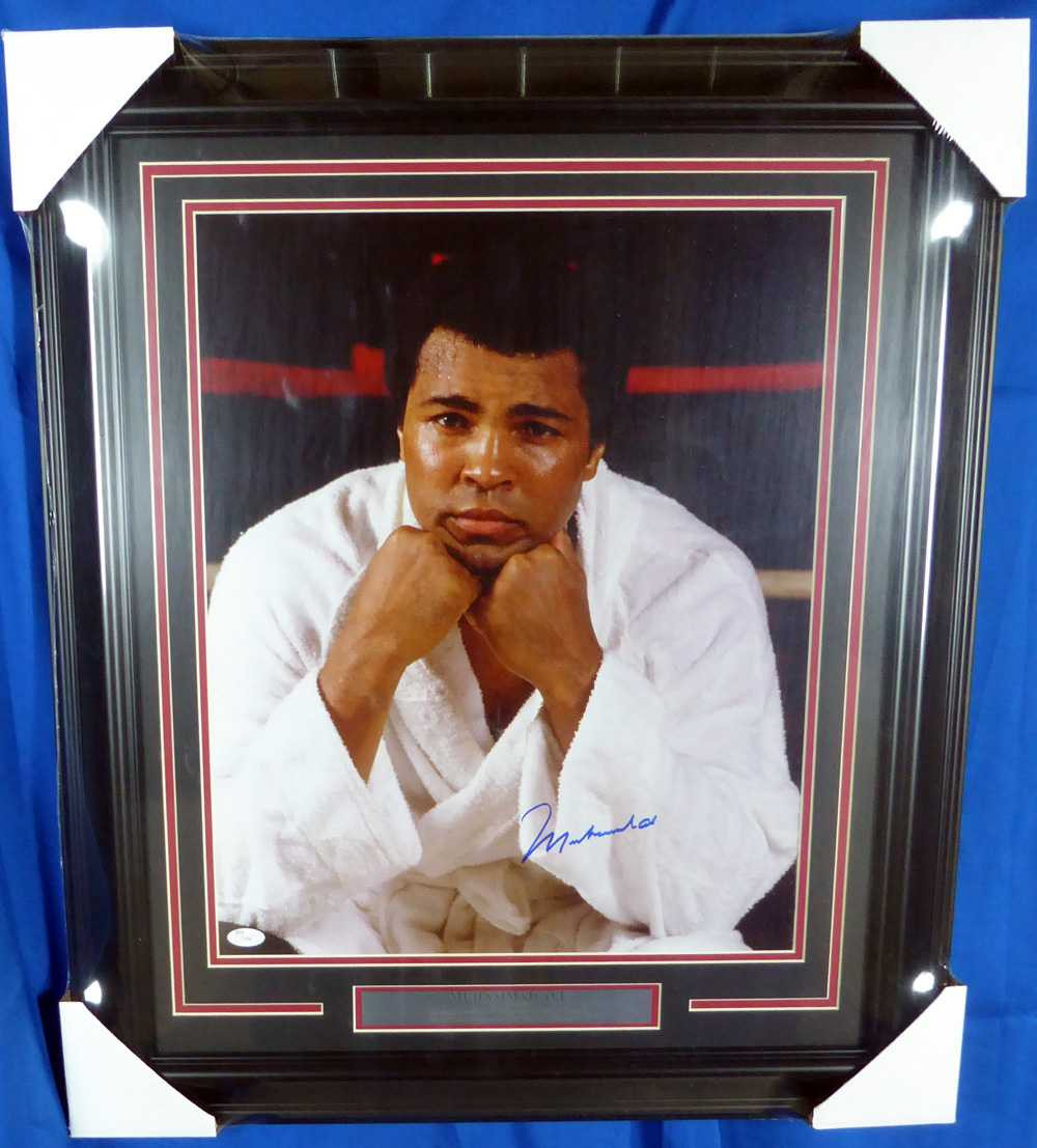 Muhammad Ali Memorabilia Authentic Autographed Hand Signed