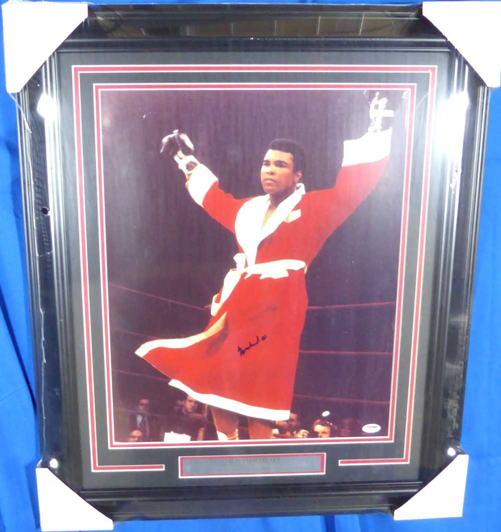 Muhammad Ali Memorabilia Authentic Autographed Hand Signed