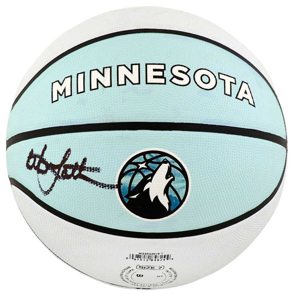 Christian Laettner Signed Wilson Minnesota Timberwolves The City NBA ...