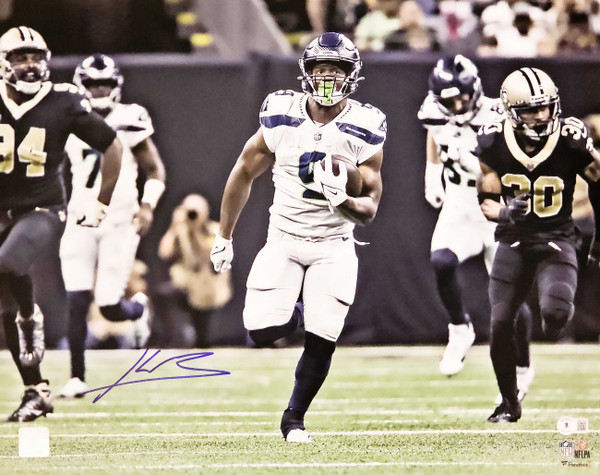 Kenneth Walker III Autographed 16x20 Photo Seattle Seahawks
