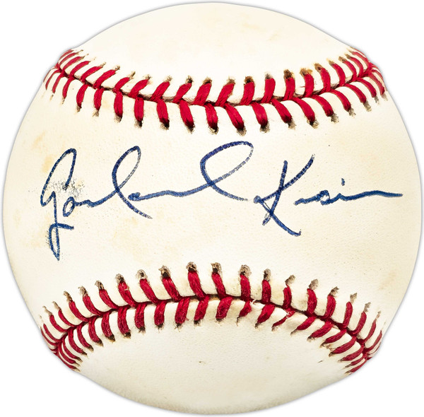 Garland Kiser Autographed Official AL Baseball Cleveland Indians SKU ...
