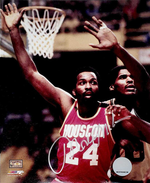 Moses Malone Signed Houston Rockets Action 8x10 Photo - Schwartz ...