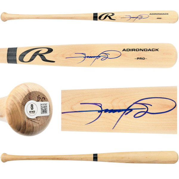 Sammy Sosa Autographed Blonde Rawlings Adirondack Pro Baseball Bat ...