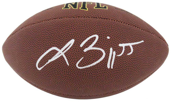 Lance Briggs Signed Wilson Super Grip Full Size NFL Football - Schwartz Authenticated