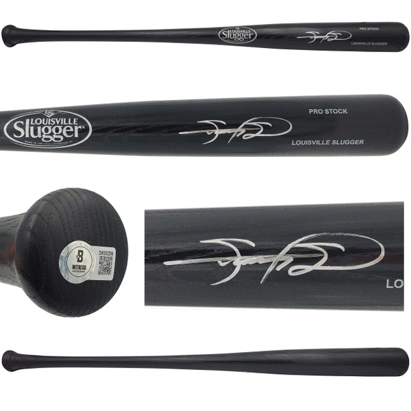Sammy Sosa Autographed Black Louisville Slugger Pro Stock Baseball Bat ...