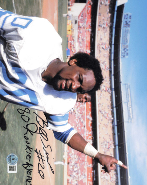 Billy Sims Autographed 8x10 Photo Detroit Lions "80 Rookie o