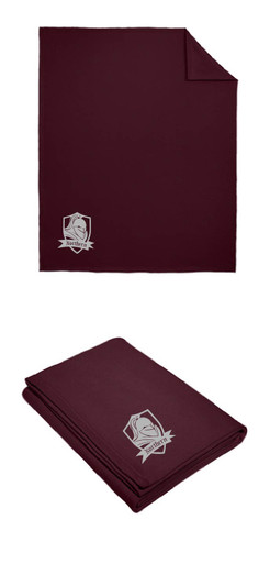 WLN Maroon Core Fleece Sweatshirt Blanket