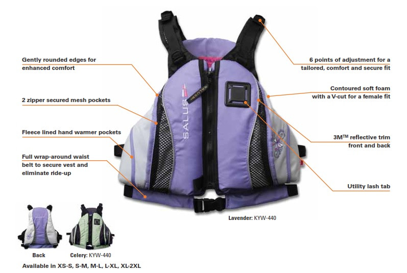 Salus Marine Capri PFD | Western Canoe Kayak