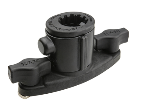 Ram Mounts: Adapt-A-Post T-Bolt Track Mount | Western Canoe Kayak