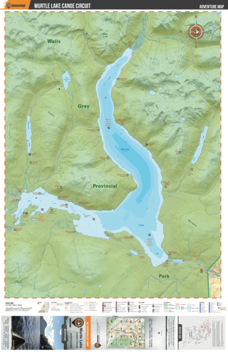 Backroad Mapbooks Murtle Lake - Wells Gray Provincial Park Map ...