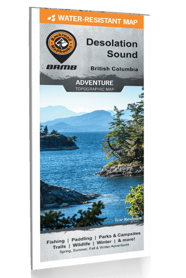 Backroad Mapbooks Desolation Sound Park Map | Western Canoe Kayak Canada