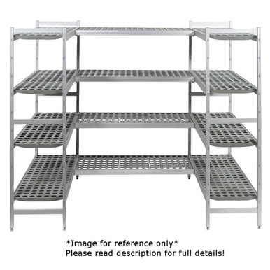 Fermod Walk In Cooler Shelving - 6X6 For Optimal Storage