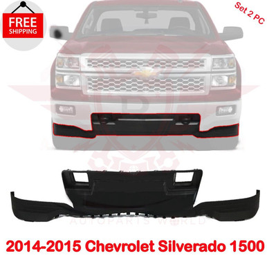 2014 2015 Chevy Silverado 1500 Front Bumper Filler & Valance Panel