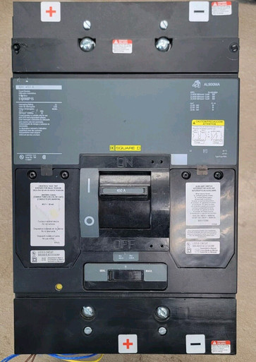 Square D Dc 450A Breaker 500V Circuit Breaker - Mh 450A