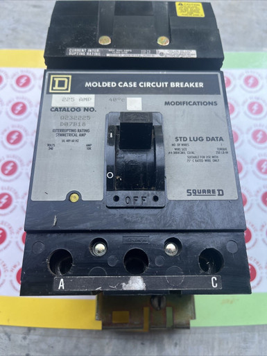 Refurbished Square D 225A I-Line Circuit Breaker