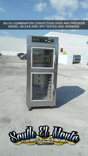 Nu-Vu 3-Phase Proofer Oven - 208V Model