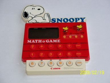 Retro Snoopy Canon Math Learning Tool for Kids
