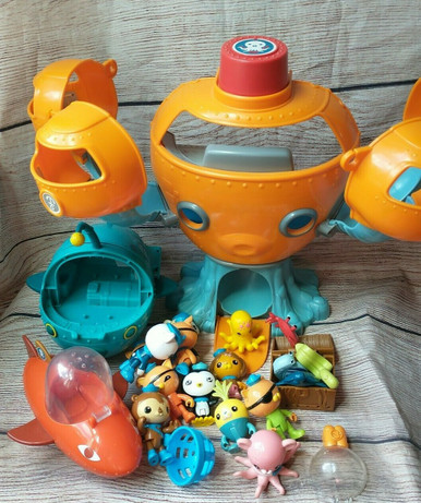 Octonauts Octopod Lot: 2 GUPs, Figurines & Large Toy Collection