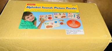 Lakeshore Learning Alphabet Sound Wood Puzzles for Kids