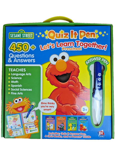 Sesame Street Elmo Quiz It Pen: Educational Preschool Game