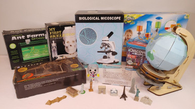 Hands-On Science Kits: Microscope, Chemistry Set, Dinosaurs & Ants