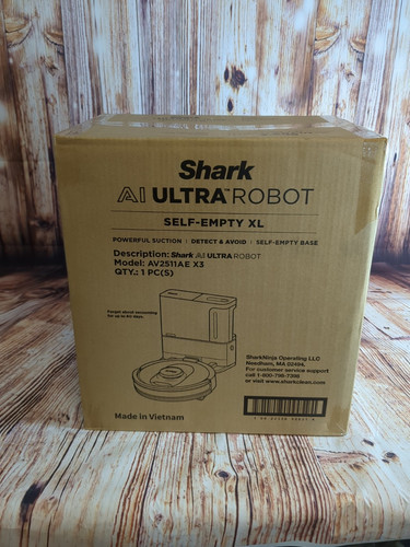 Shark AI Ultra Robot Self-Emptying Vacuum AV2511AE Model