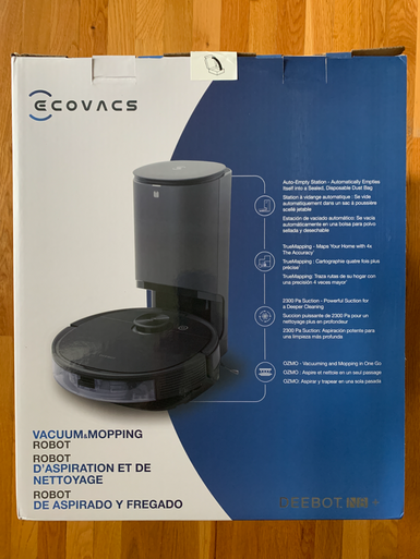 ECOVACS DEEBOOT N8+ Robot Vacuum & Mop with Auto-Empty Station