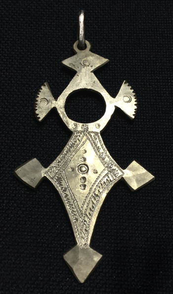 authentic African Tuareg handmade Silver Tribal Ethnic Cross ...