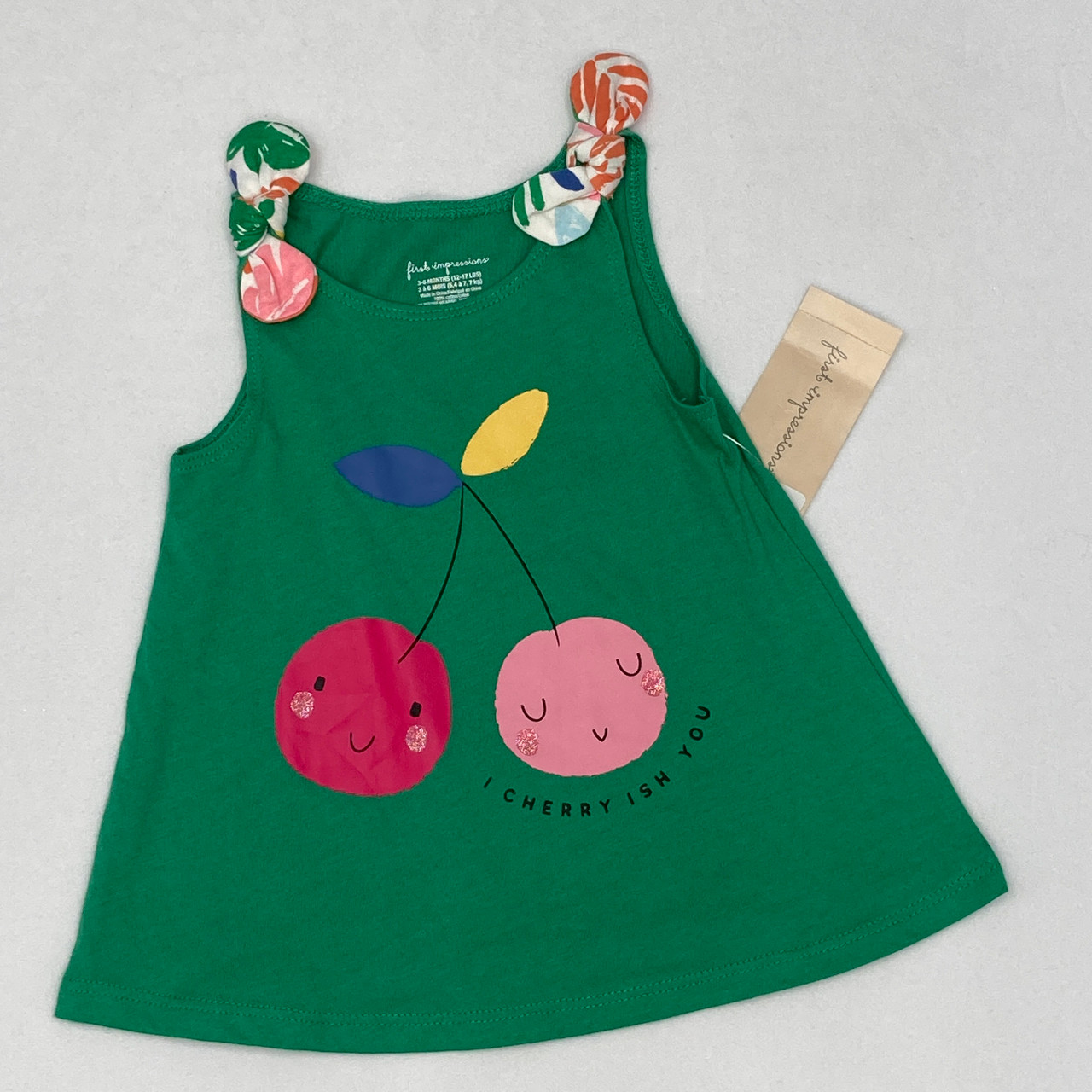 I Cherry-Ish You Tank 3-6 mth
