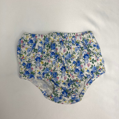 Ralph Lauren Blue Floral Diaper Cover 6 mth
