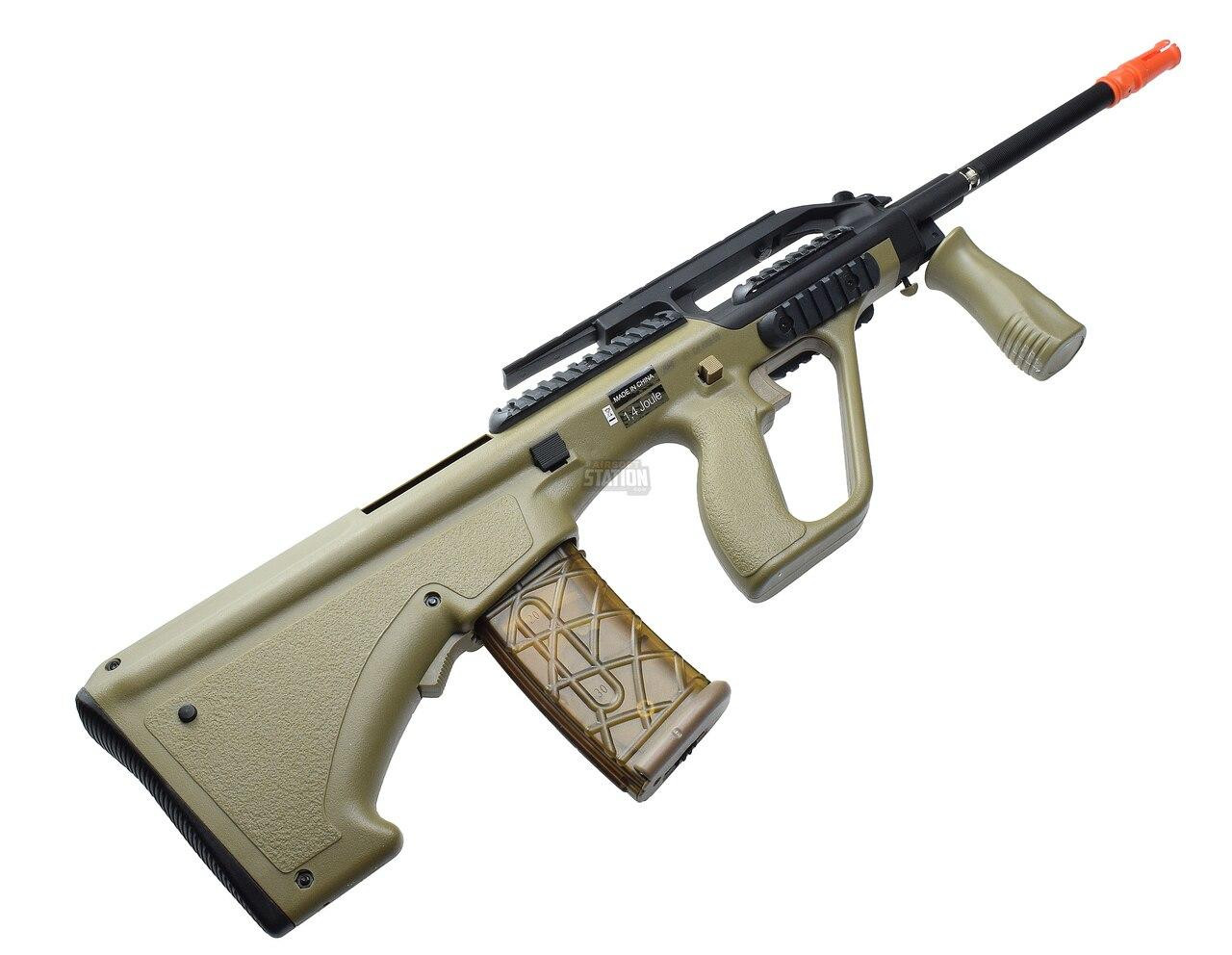 Steyr AUG A2 AEG Airsoft Rifle, Proline Tan Bullpup by ASG (50134)