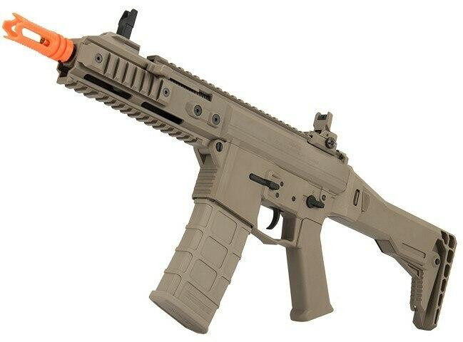 GHK G5 Gas Blowback Airsoft Rifle, Tan