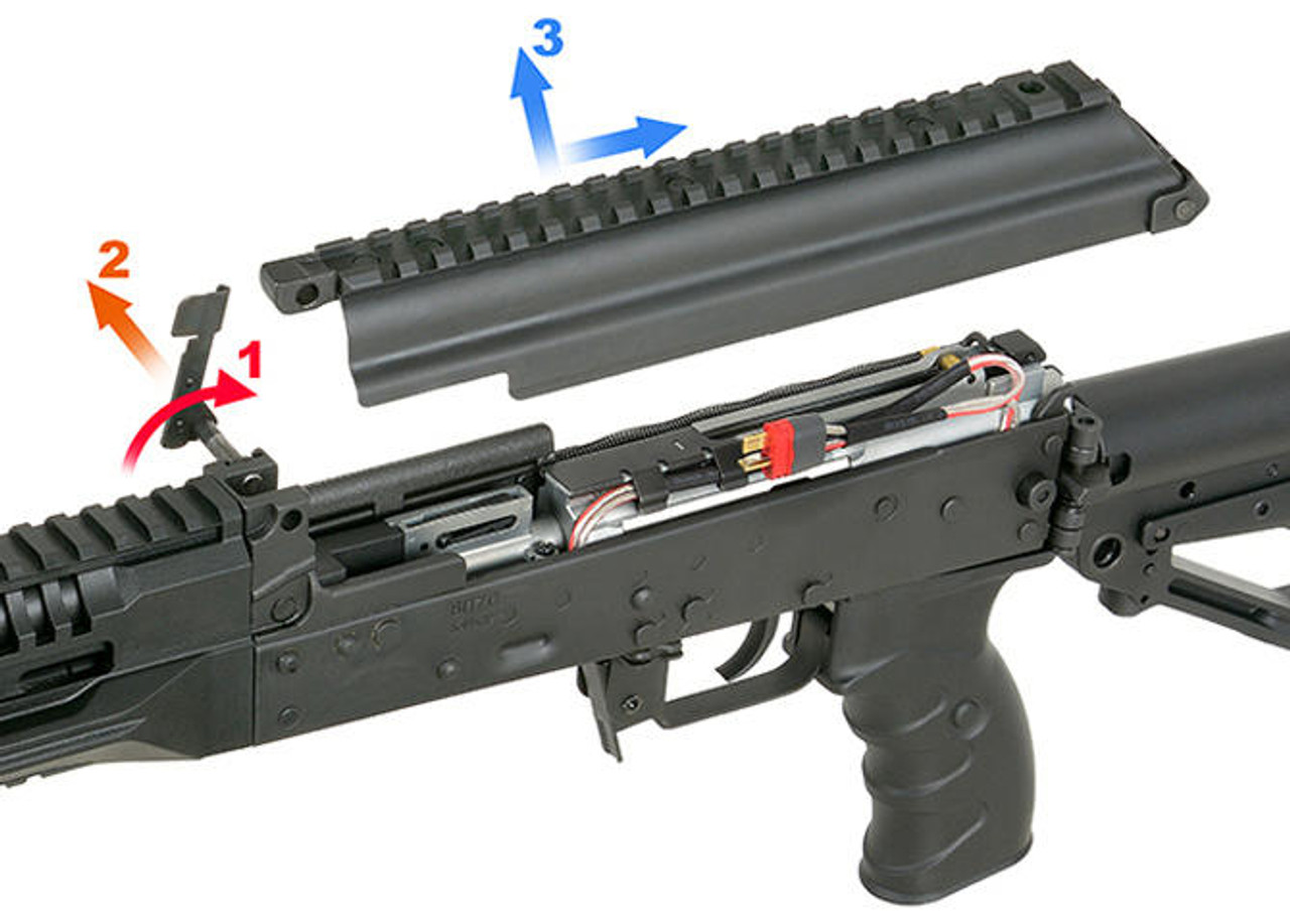 Arcturus AK-12K Steel Bodied Modernized Airsoft AEG Rifle, Black | Airsoft Station