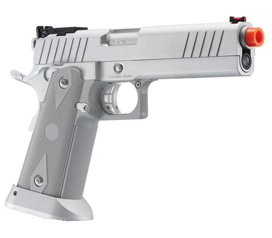 Army Armament R609 1911 Gas Blowback Airsoft Pistol, Silver | Airsoft ...