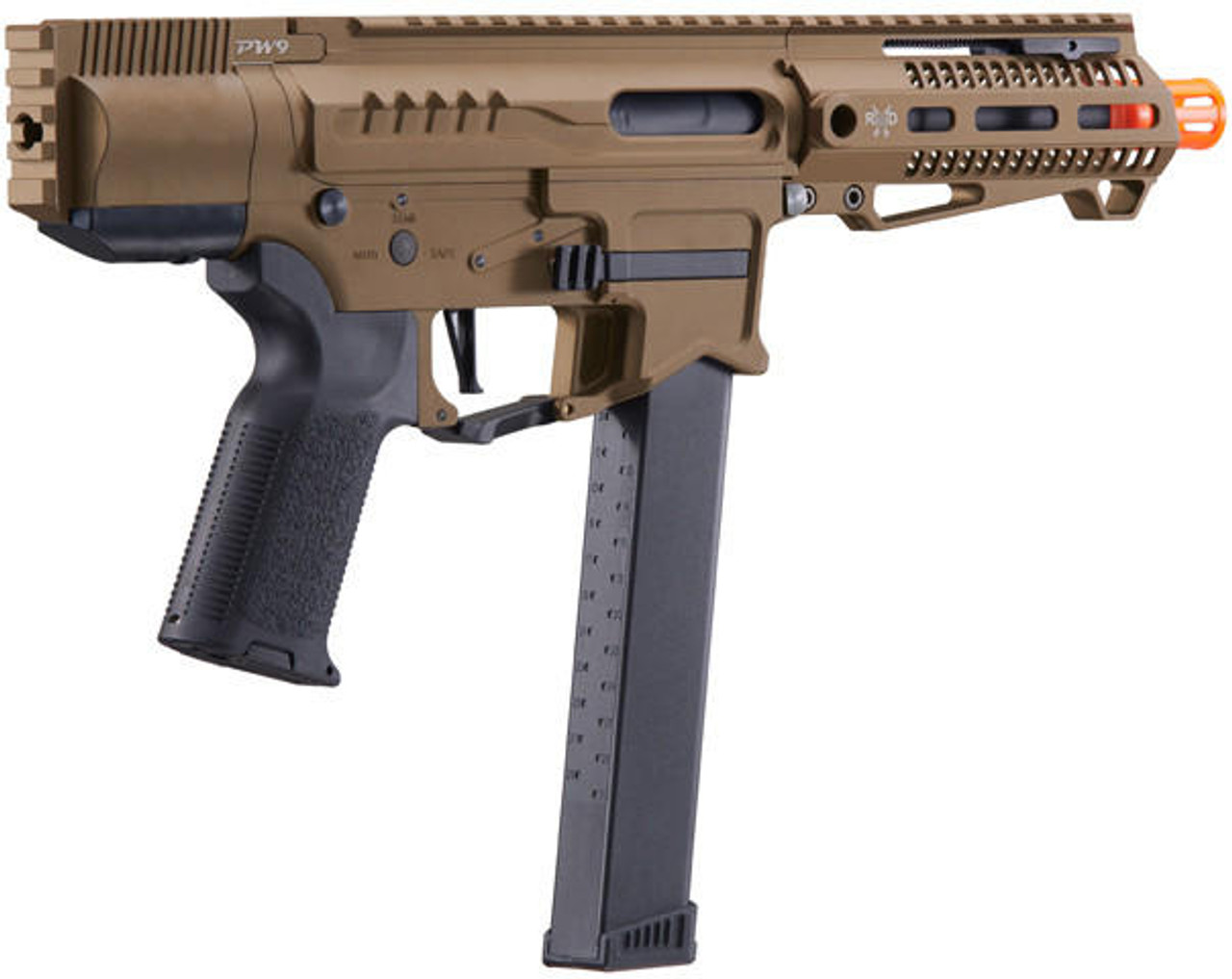 Zion Arms R&D Precision Licensed PW9 Mod 0 Airsoft Rifle, Bronze | Airsoft Station