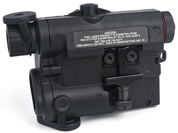 ACW LA-5 PEQ15 Flashlight/Red Laser/IR PEQ Box, Black | Airsoft Station