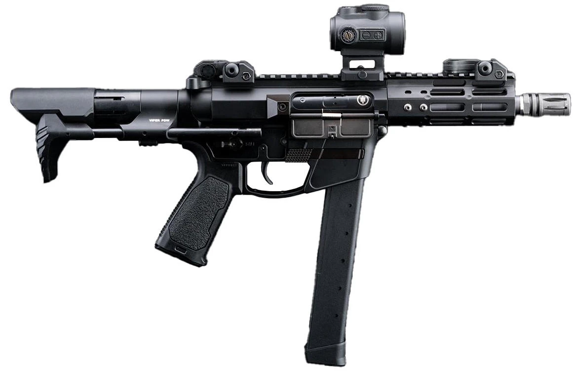 EMG Strike Industries x PWS Licensed 9mm Style Carbine 5" M-LOK Airsoft ...