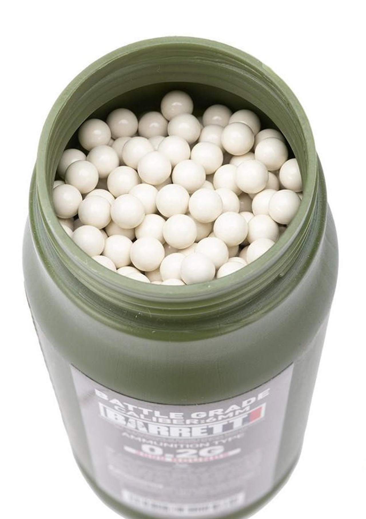 EMG Barrett Licensed 0.25g 2000rd Battle Grade 6mm Airsoft BBs, White | Airsoft Station