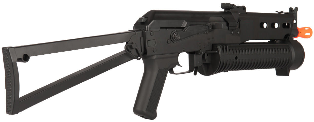 Golden Eagle PP-19 Bizon SMG Airsoft AEG Rifle w/ Side Folding Stock ...