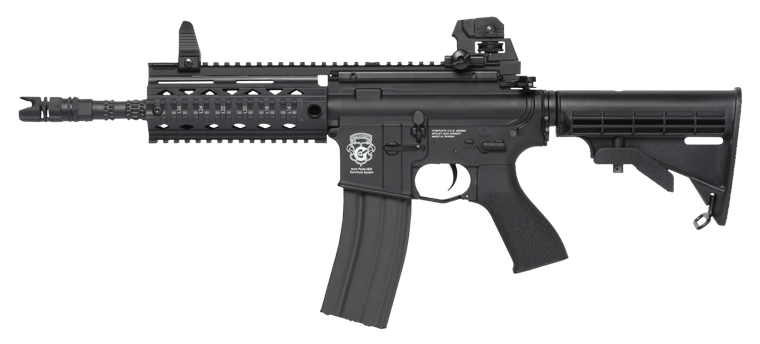 G&G GR4 100Y Blowback AEG Airsoft Rifle, Black