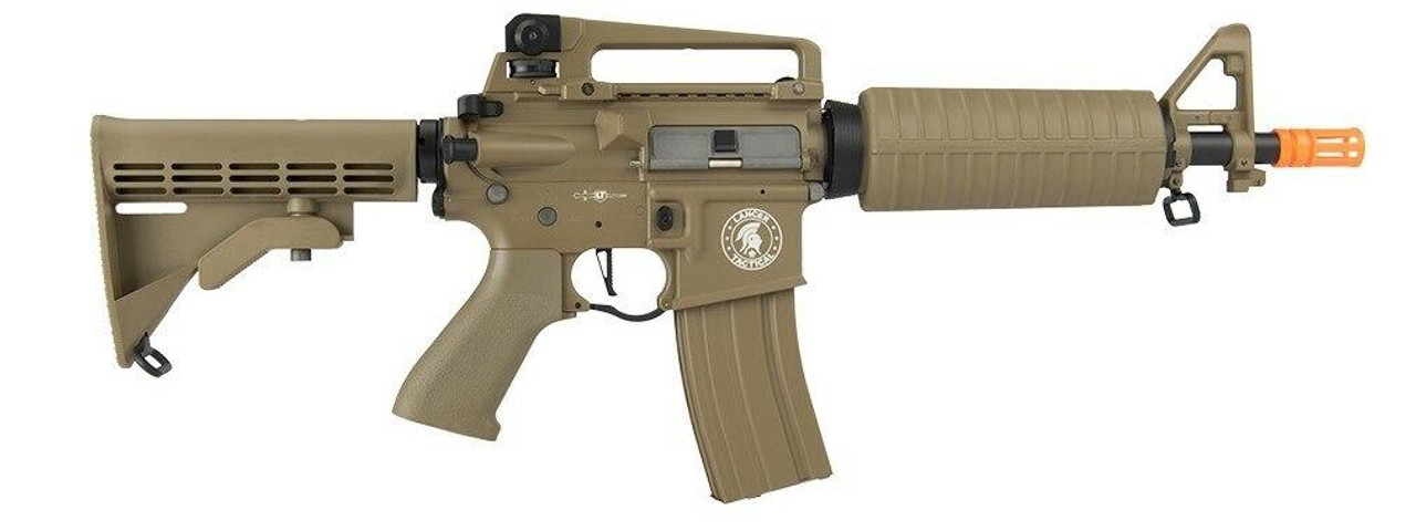 Lancer Tactical M933 Commando Proline Series Low FPS AEG Airsoft Rifle, Tan