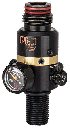 Ninja Pro V2 Series Tank Regulator, 3000 PSI, Black | Airsoft Station