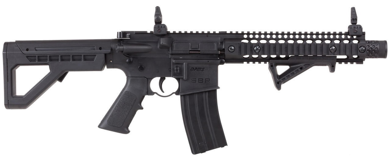Crosman DPMS SBR Full-Auto 0.177 Cal BB Air Rifle, Black | Airsoft Station