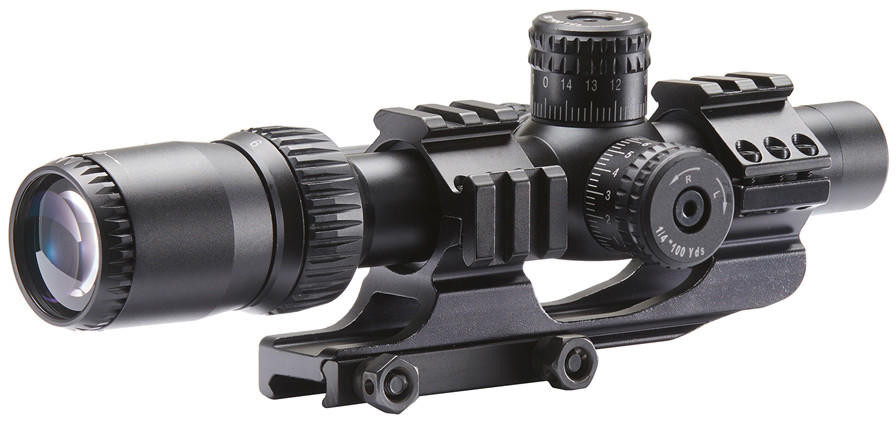 Lancer Tactical 1.5-6x20 ME Scope Set, Black | Airsoft Station